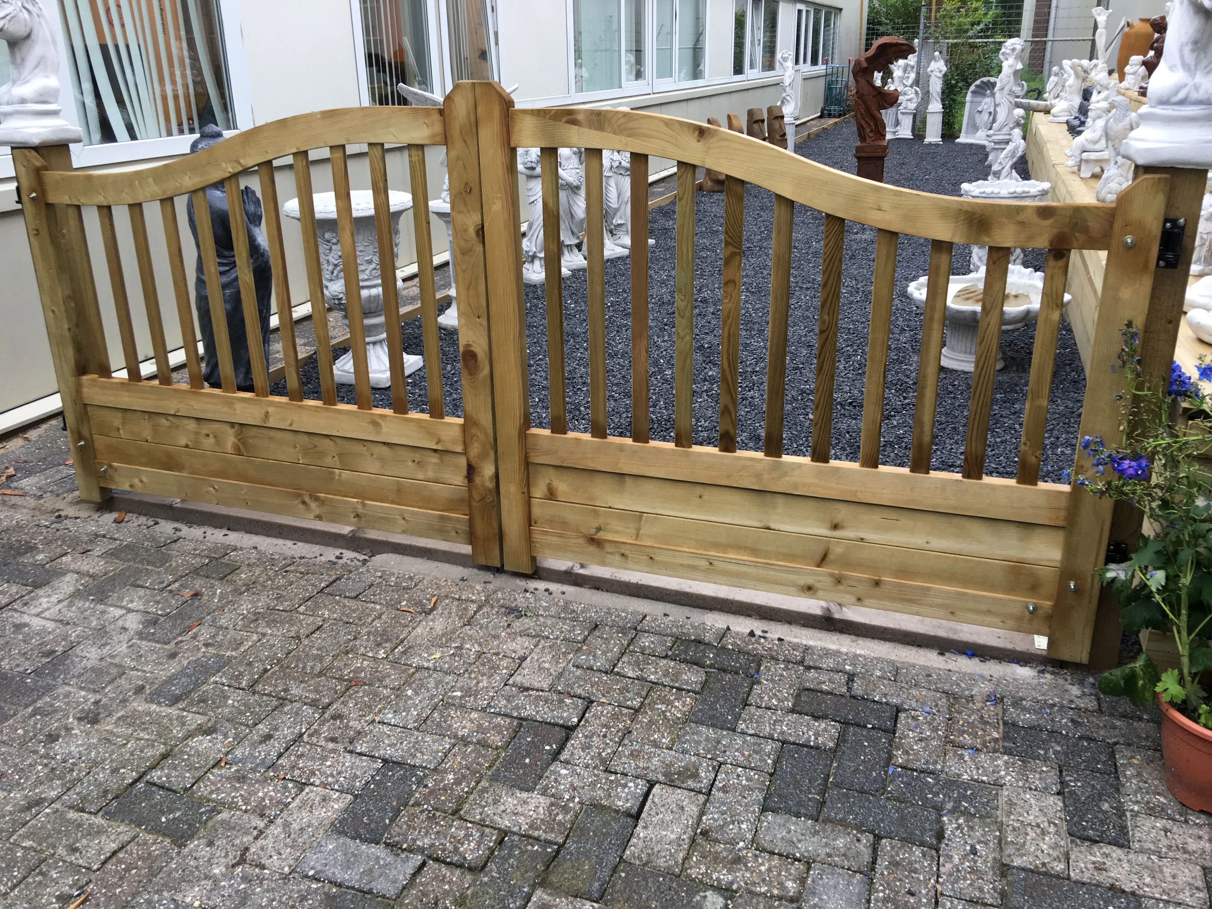 Tuinpoort hout / tuinpoort compleet, toogpoort 3 meter