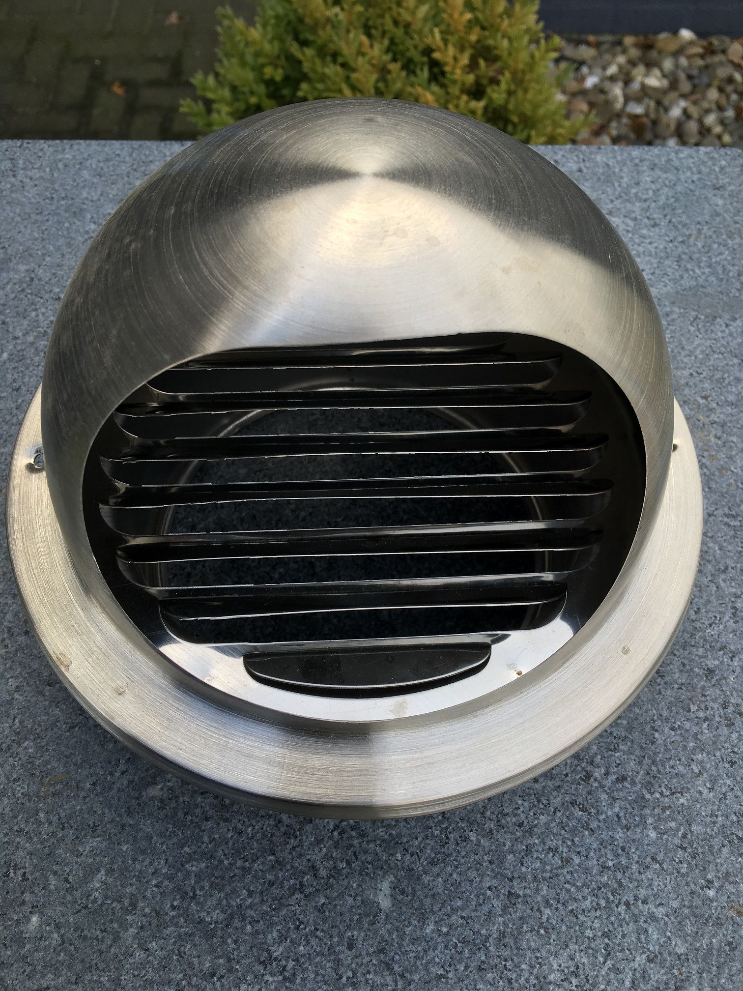 Luchtrooster, bolrooster, ventilatierooster, RVS. - houseandgarden.shop ...