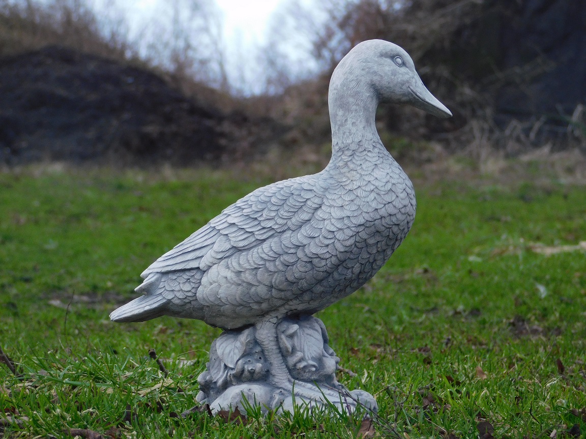 Ente aus Stein - 37 cm - Detail - houseandgarden.shop - dé webshop voor ...