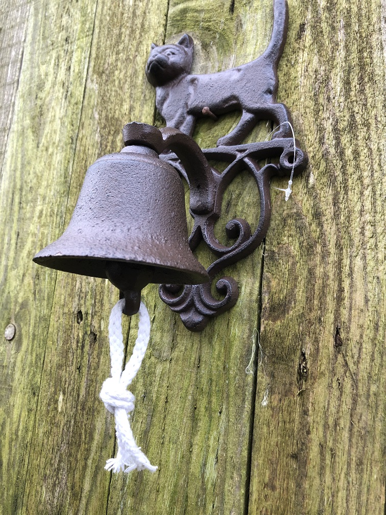 Deurbel met kat-poes - gietijzer -bruin, fraai. - Houseandgarden.shop ...