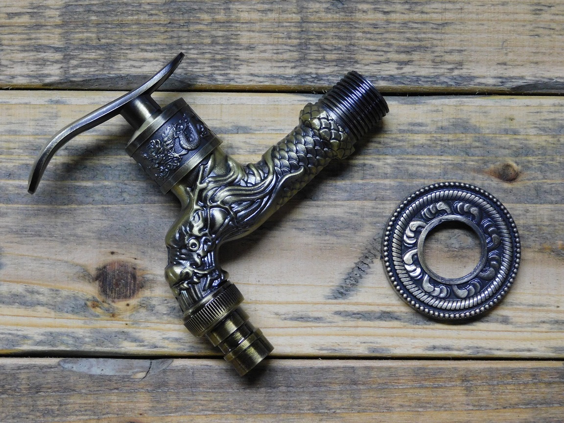 Sierlijke Waterkraan - Messing - Inclusief Rozet - houseandgarden.shop ...