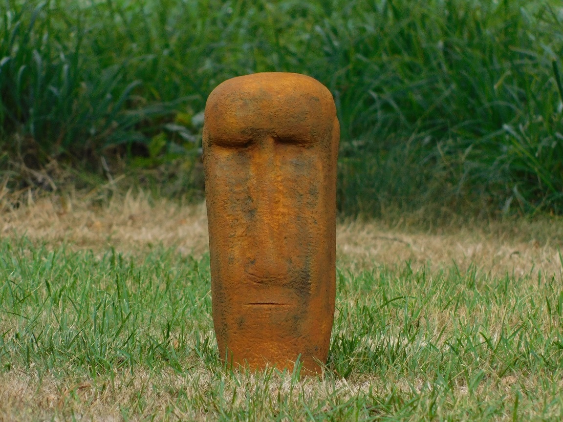 Moai-Statue in Oxid - Vollstein - Houseandgarden.shop - dé webshop voor ...