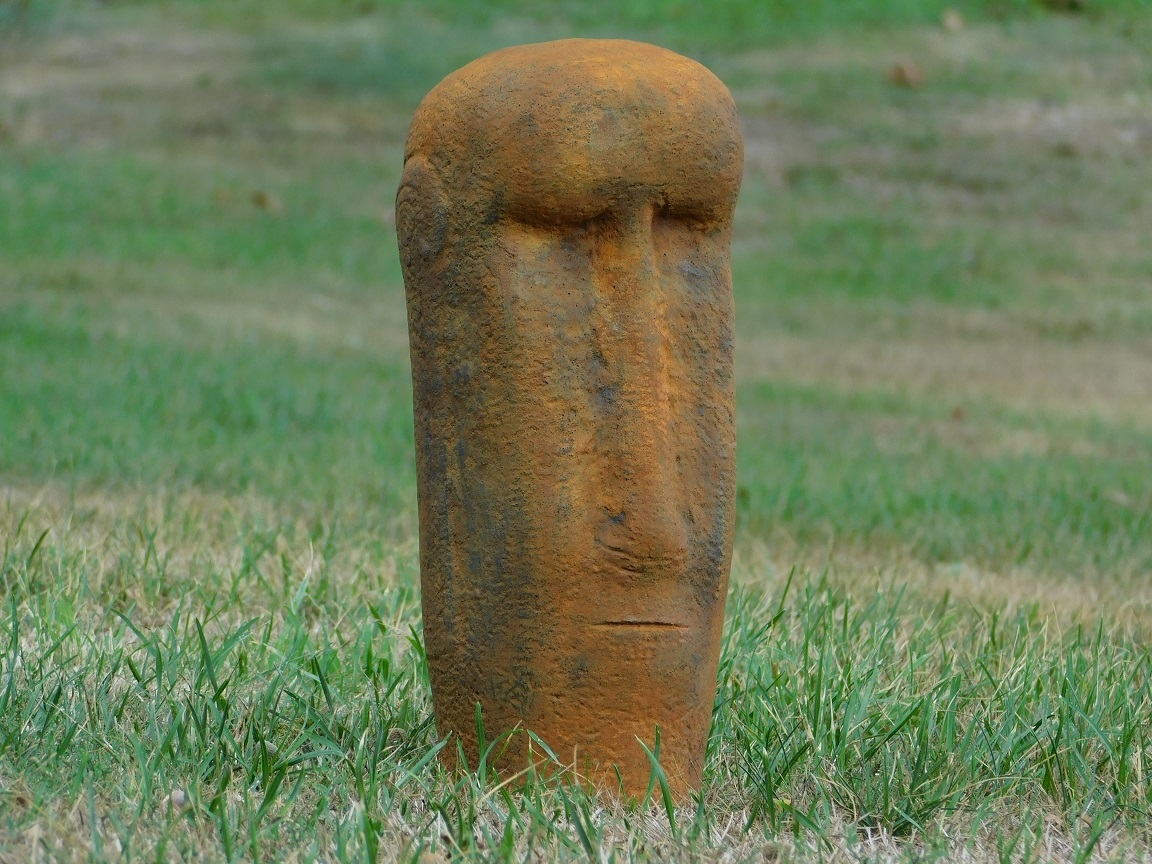 Moai-Statue in Oxid - Vollstein - Houseandgarden.shop - dé webshop voor ...