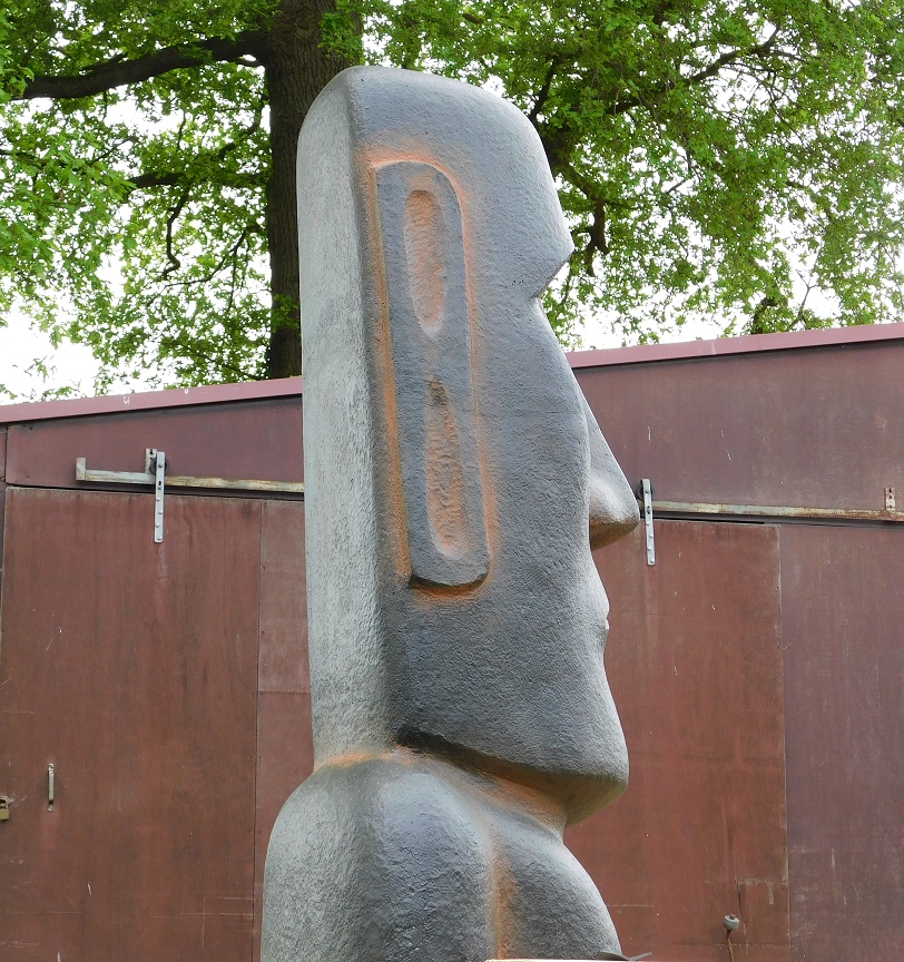 Moai Statue XXL - 180 cm - Polystone - Houseandgarden.shop - dé webshop ...