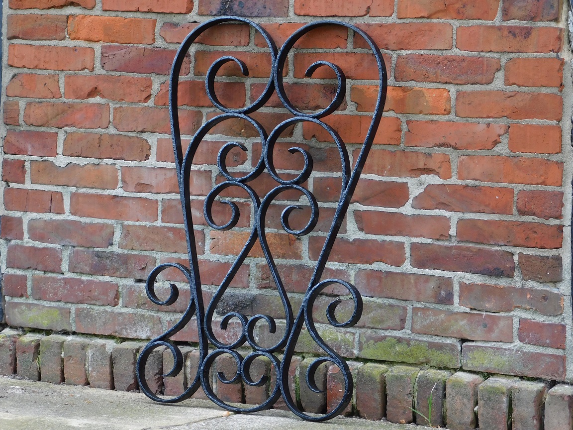 Raamrooster - wandornament - zwart - 90 cm