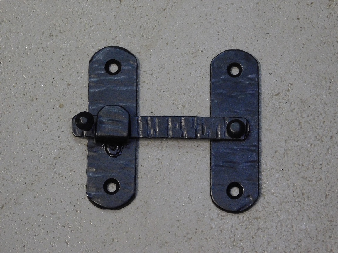 Valslot smeedijzer - zwart - handgesmeed