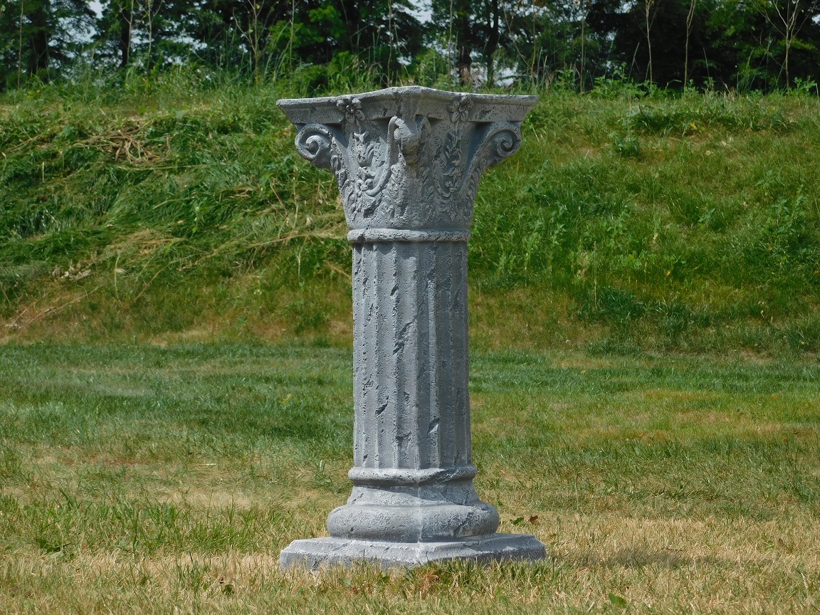 Sockel - Säule - Hellgrau - Polystone - houseandgarden.shop - dé ...